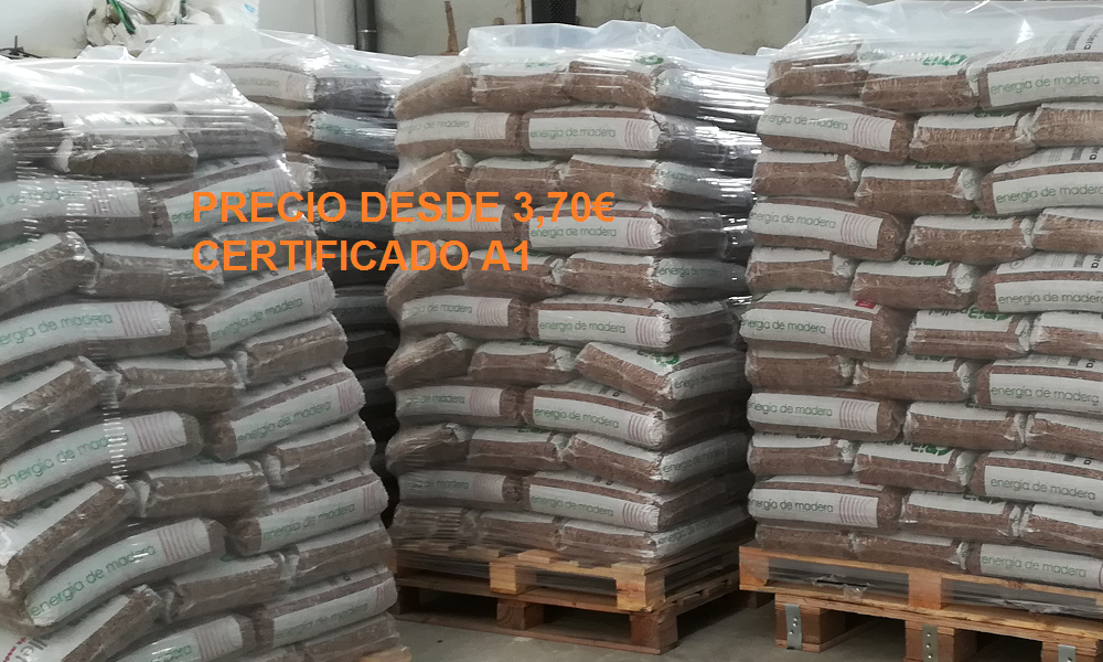 PALLET PELLET COMPLETO 15 KG EN PLUS CATEGORIA A1 - 70 SACOS - Grupo ...